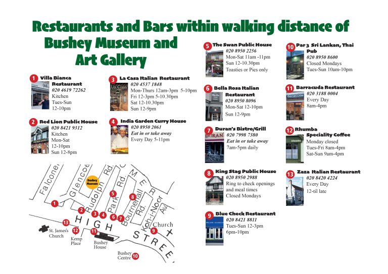 Bushey Museum in Hertfordshire. Local history and Herkomer's Art School.